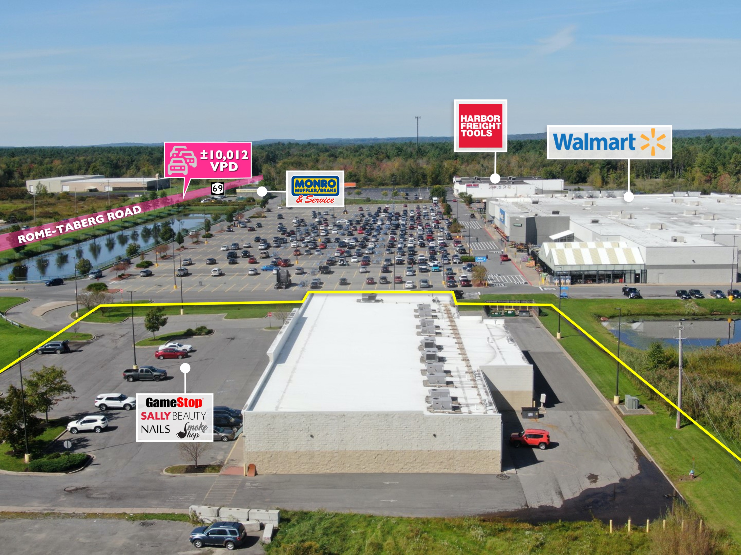 Walmart Shadow Anchored Retail Center – 64% Occupied - Marketplace