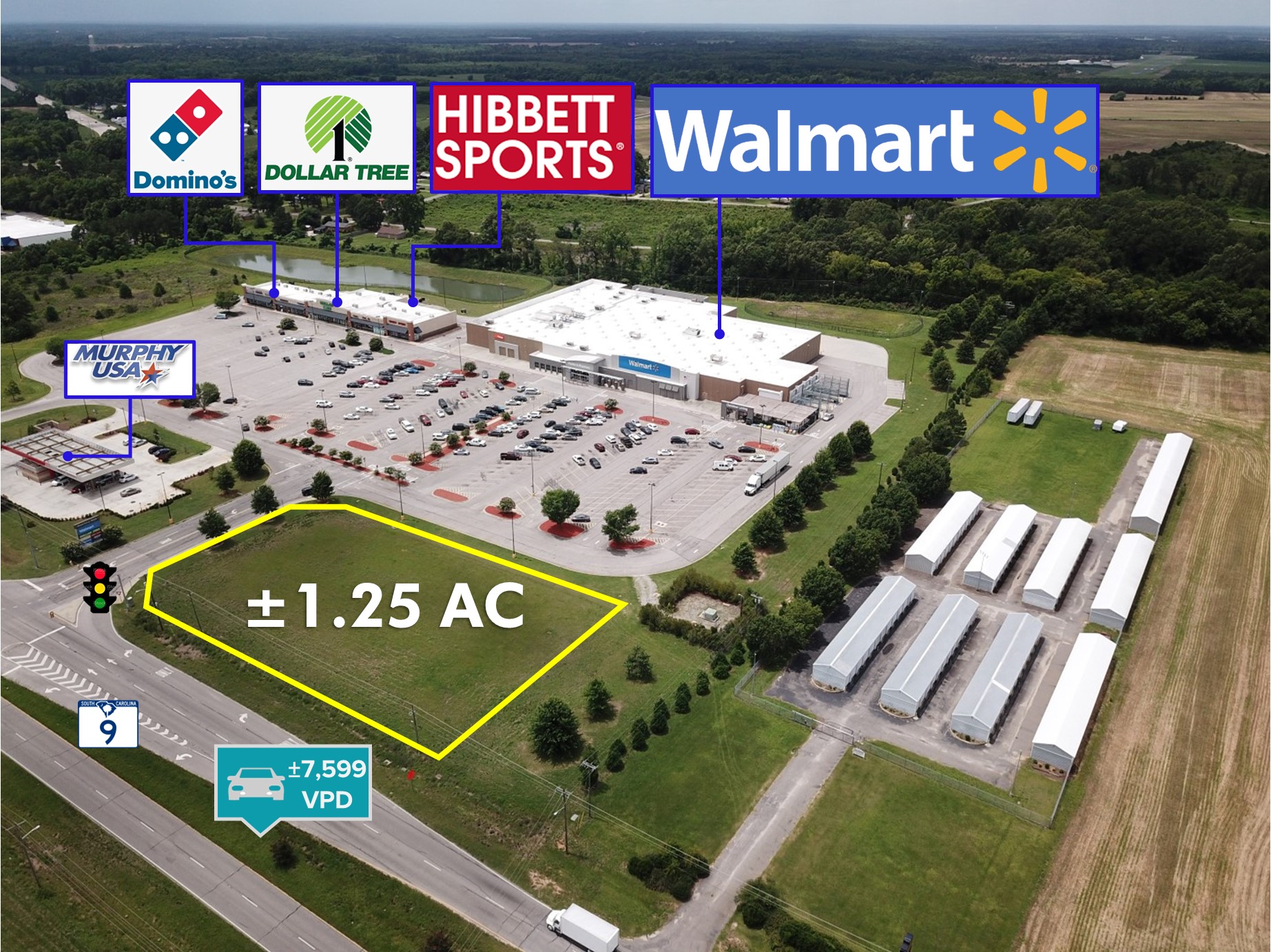 Walmart Outparcel - Bennettsville, SC 1.25 AC - Marketplace